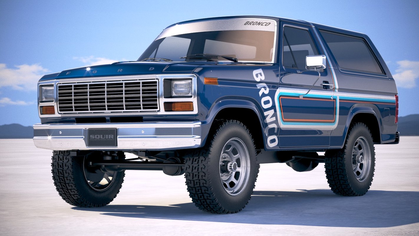 3D bronco 1980 model - TurboSquid 1299681