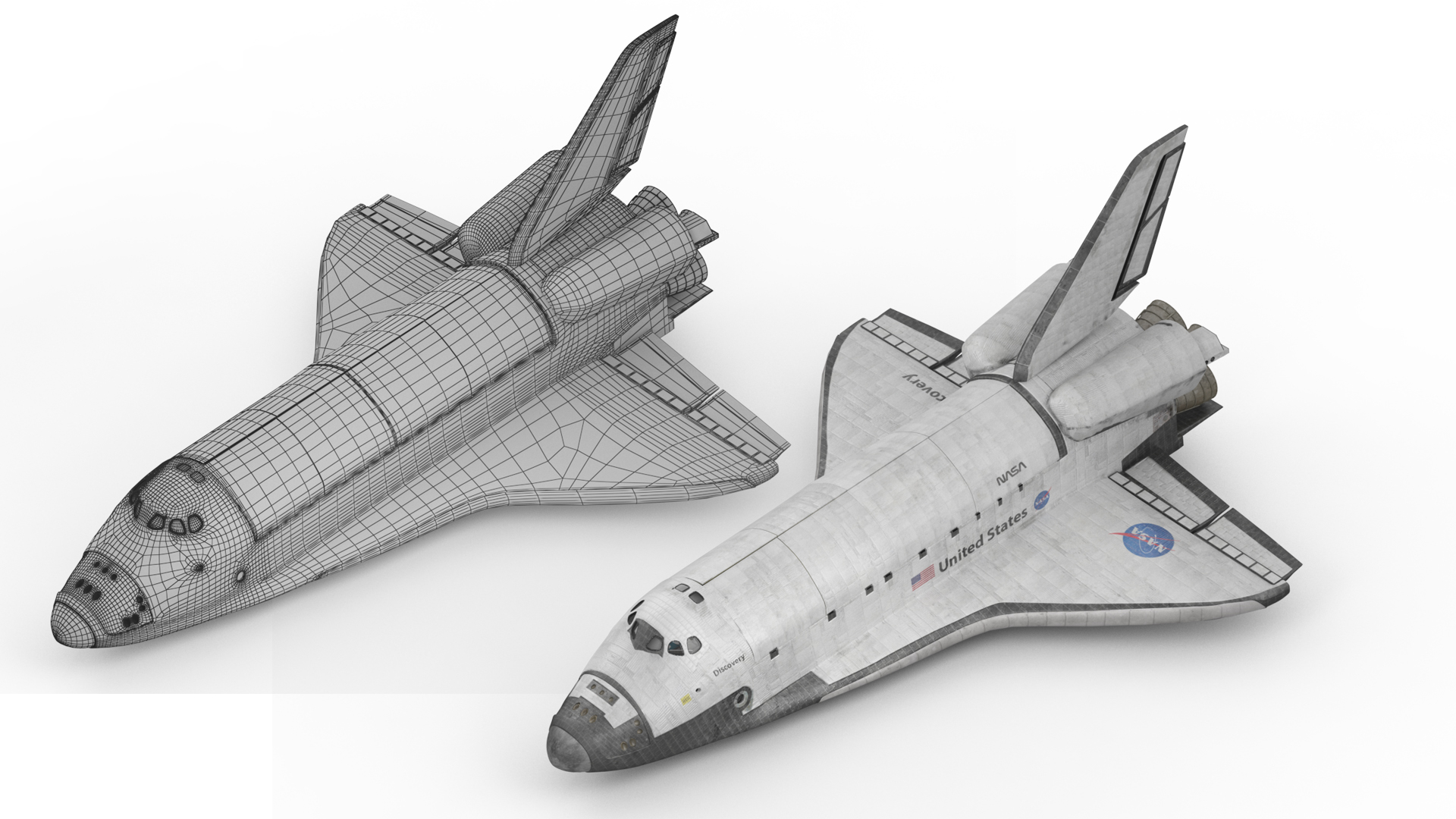 Atlantis space shuttle 3D model - TurboSquid 1299958