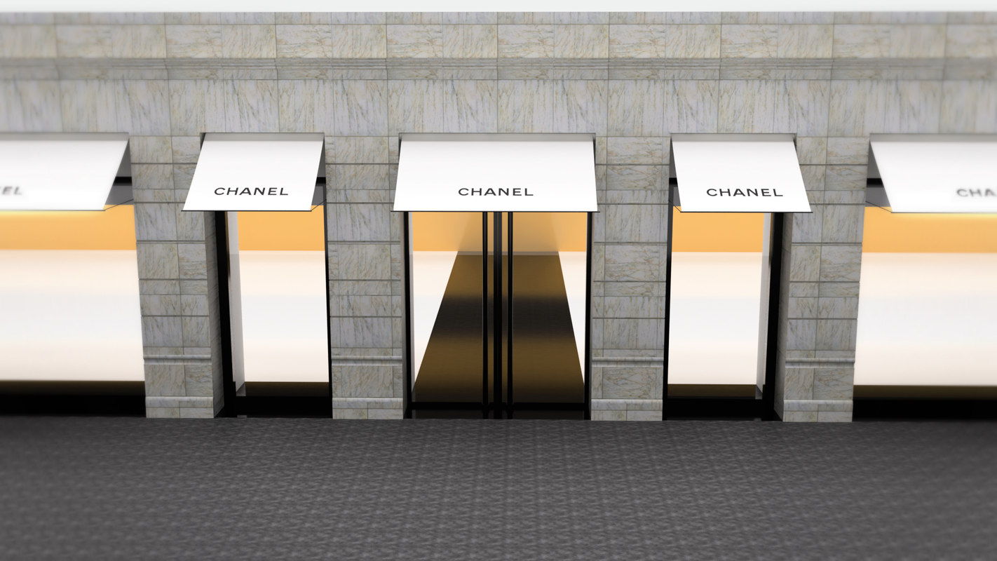 Shop chanel 3D model - TurboSquid 1300178