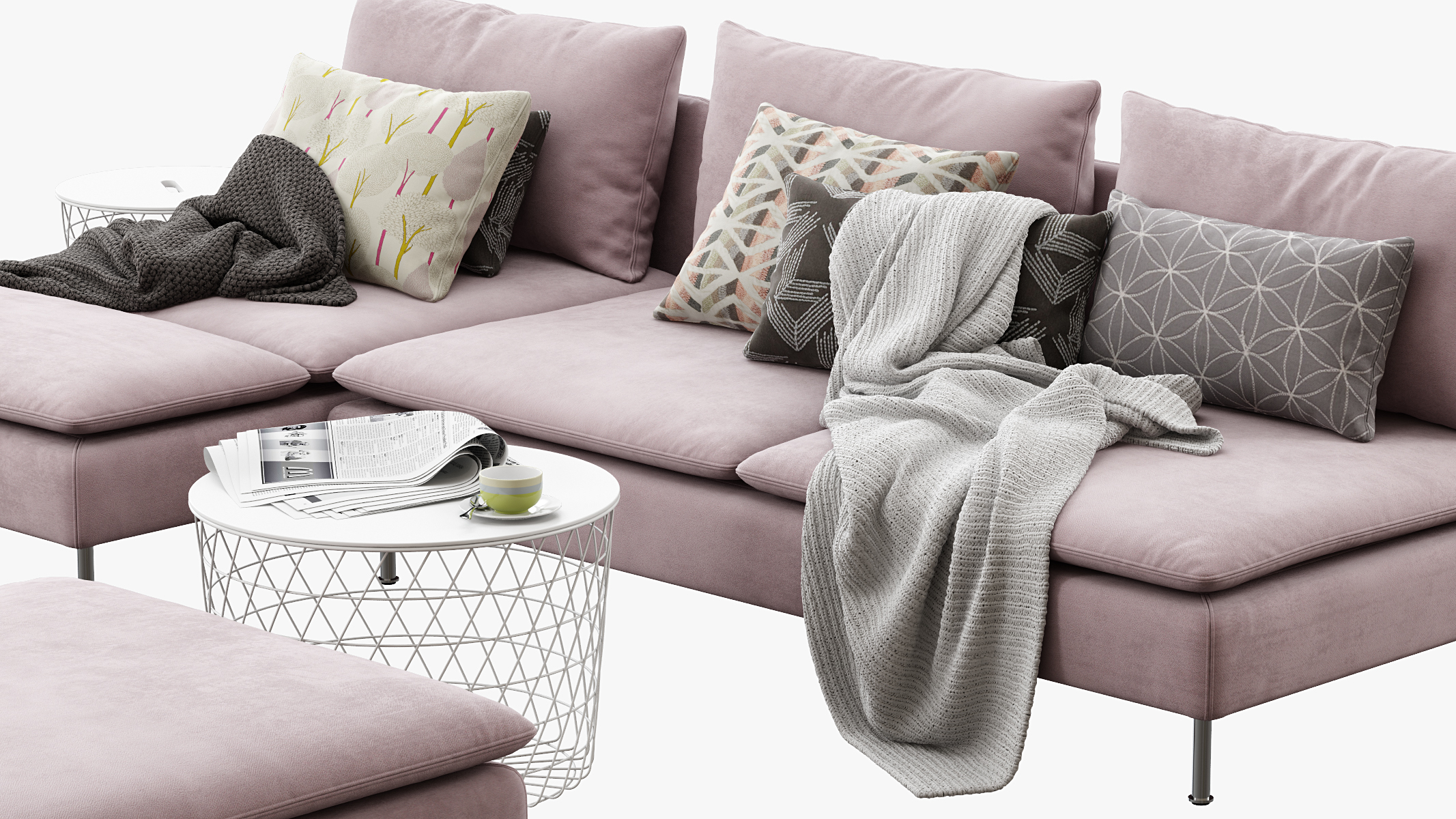 3D model ikea soderhamn sofa series - TurboSquid 1300221