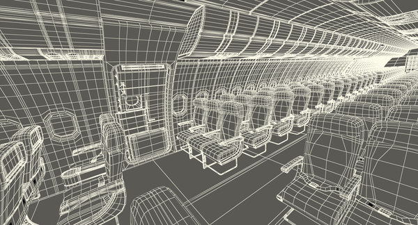 3D airbus a321 interior cockpit - TurboSquid 1300246
