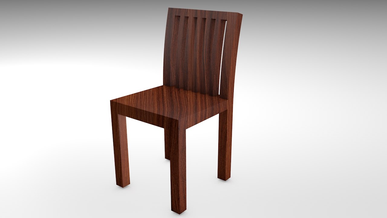 Realistic wooden chair model - TurboSquid 1300285