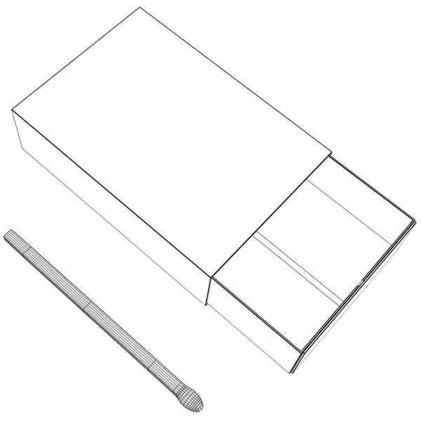 3D matchbox matches - TurboSquid 1300352