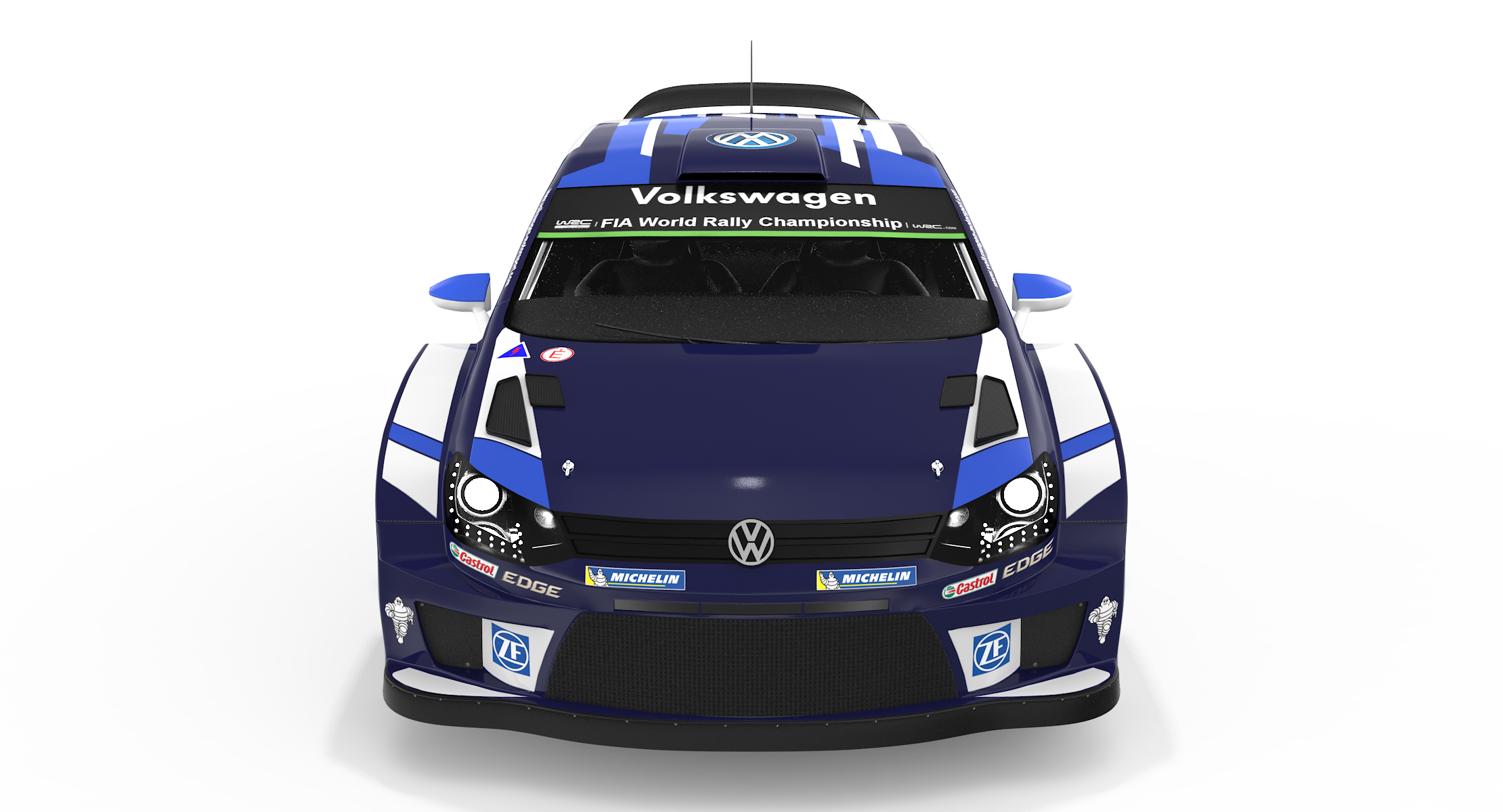 3D volkswagen polo r wrc - TurboSquid 1300434