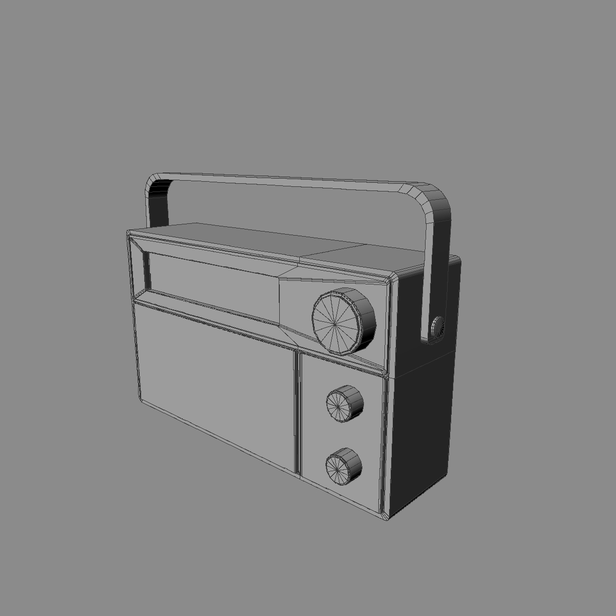 rádio lowpoly 3d Modelo 3D - TurboSquid 1300499