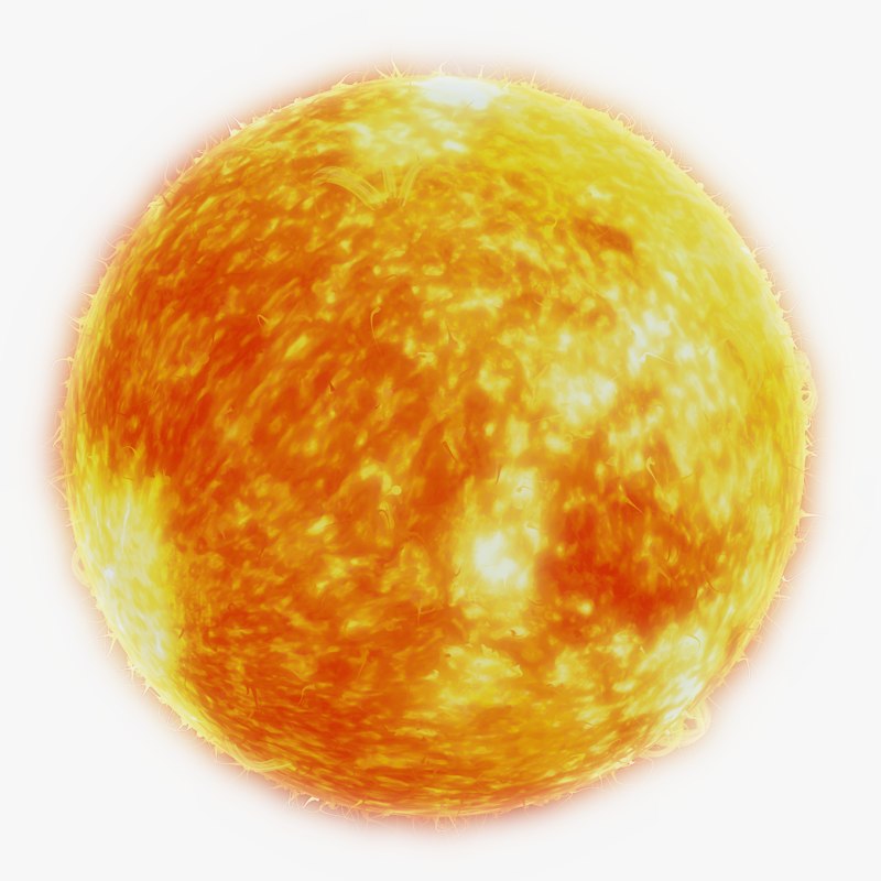 3D realistic sun photorealistic 5k model - TurboSquid 1300576