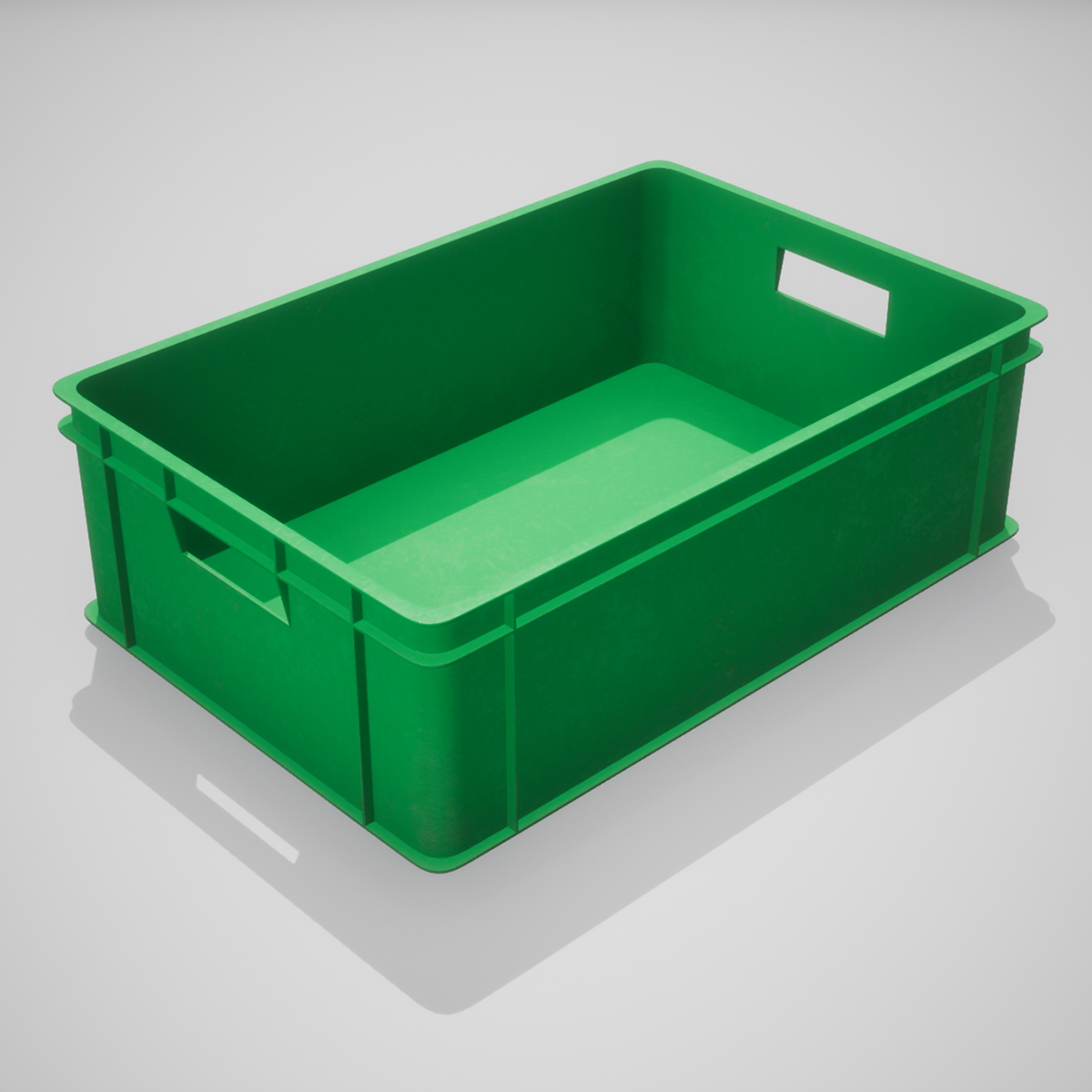 3D plastic stacking box green - TurboSquid 1300581