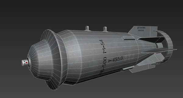 3D model fab-500 soviet russian bomb - TurboSquid 1300594