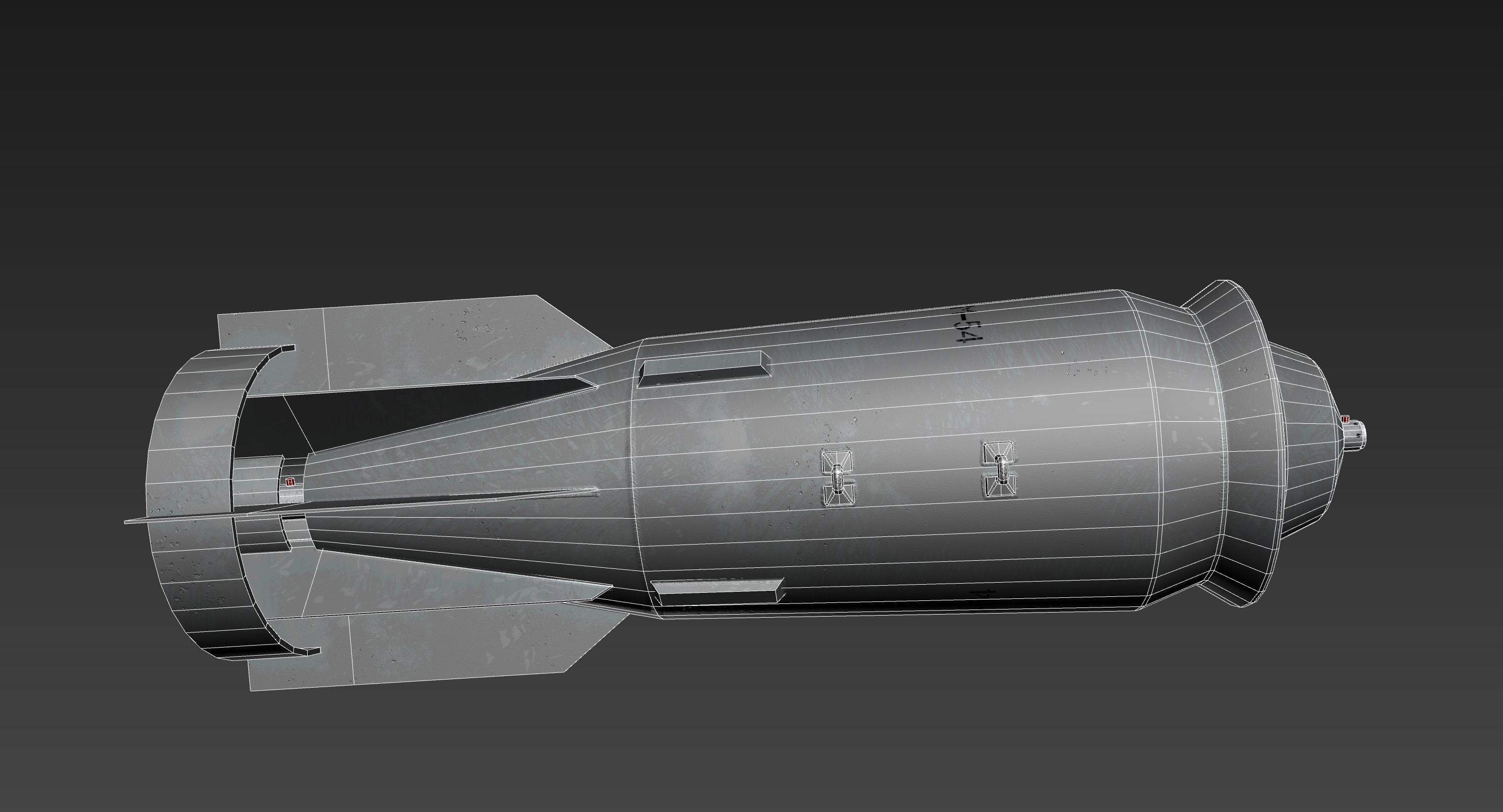 3D model fab-500 soviet russian bomb - TurboSquid 1300594