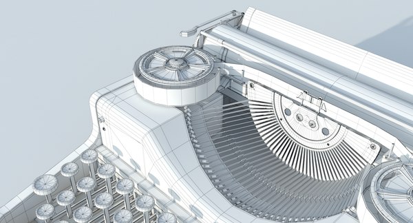 3D type retro model - TurboSquid 1300640