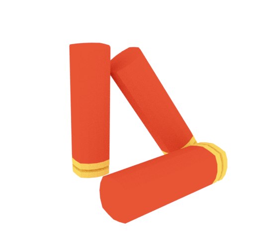 Free 3D shotgun shell cartoon - TurboSquid 1300695