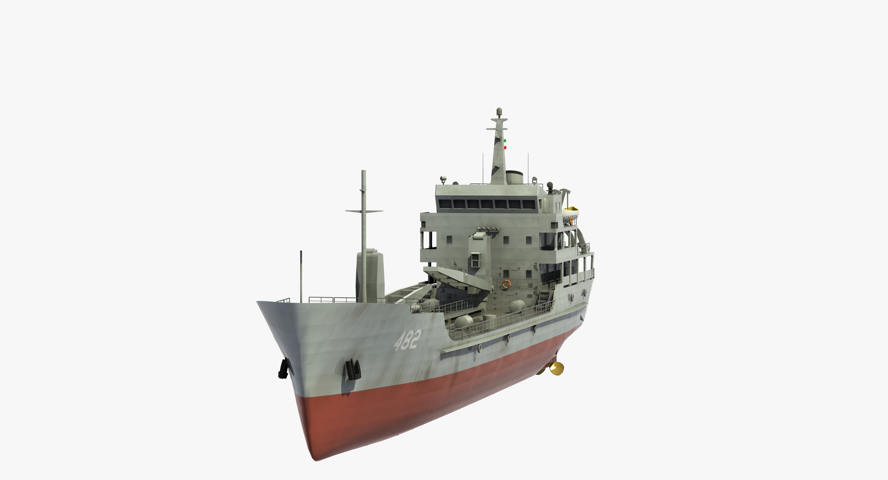 Delvar class freighter 3D model - TurboSquid 1300991