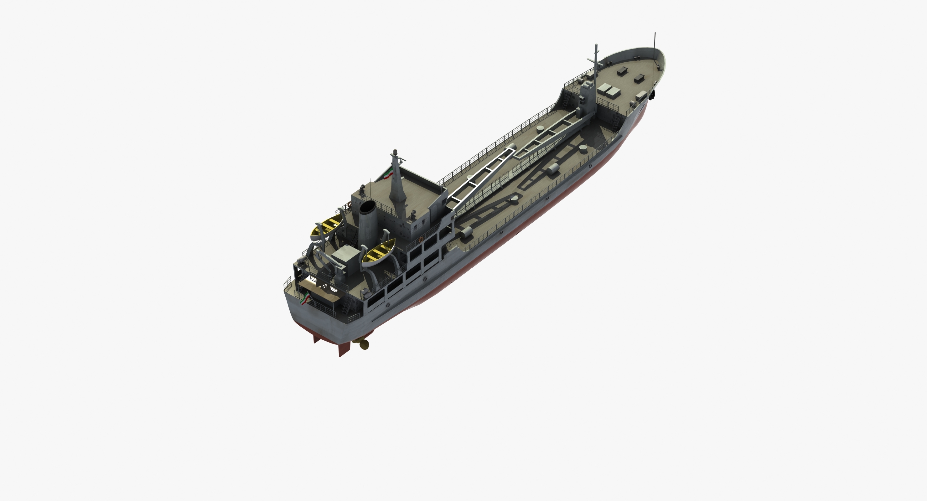 Delvar class freighter 3D model - TurboSquid 1300991