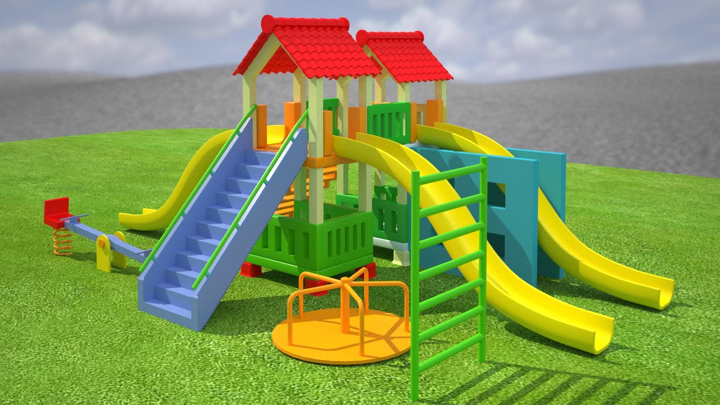 3D playground play ground - TurboSquid 1301022
