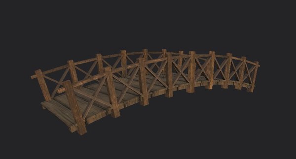 Stylized bridge 3D model - TurboSquid 1301073