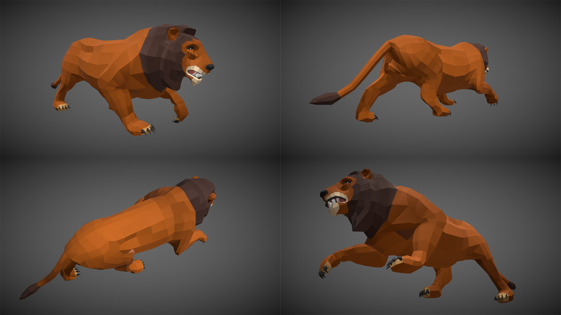 3D animals cartoon - - TurboSquid 1301126