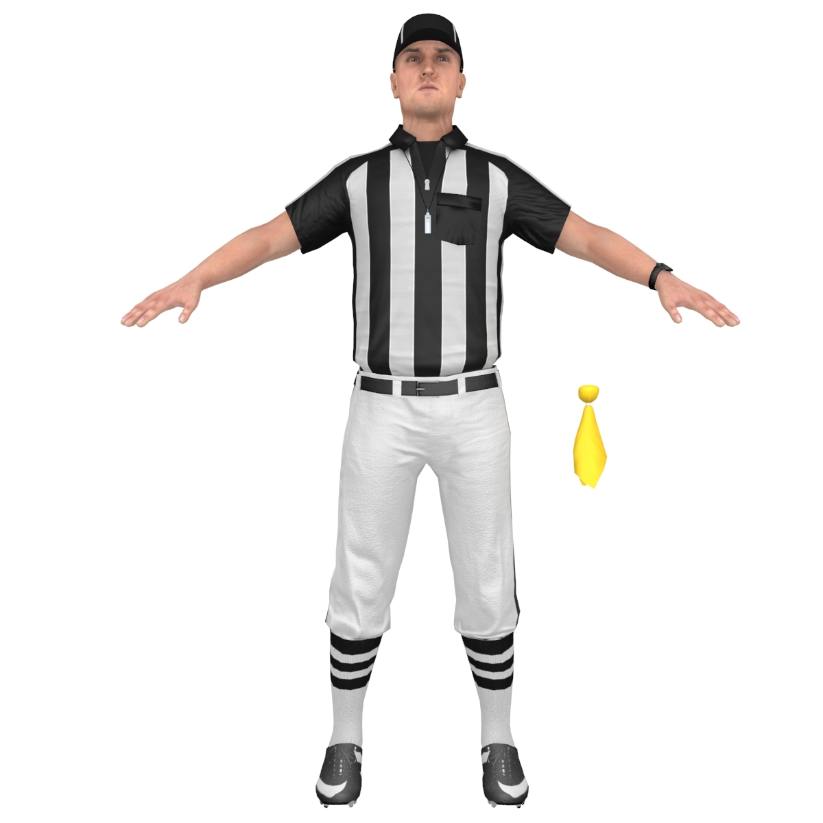 3D rigged football referee model - TurboSquid 1301203