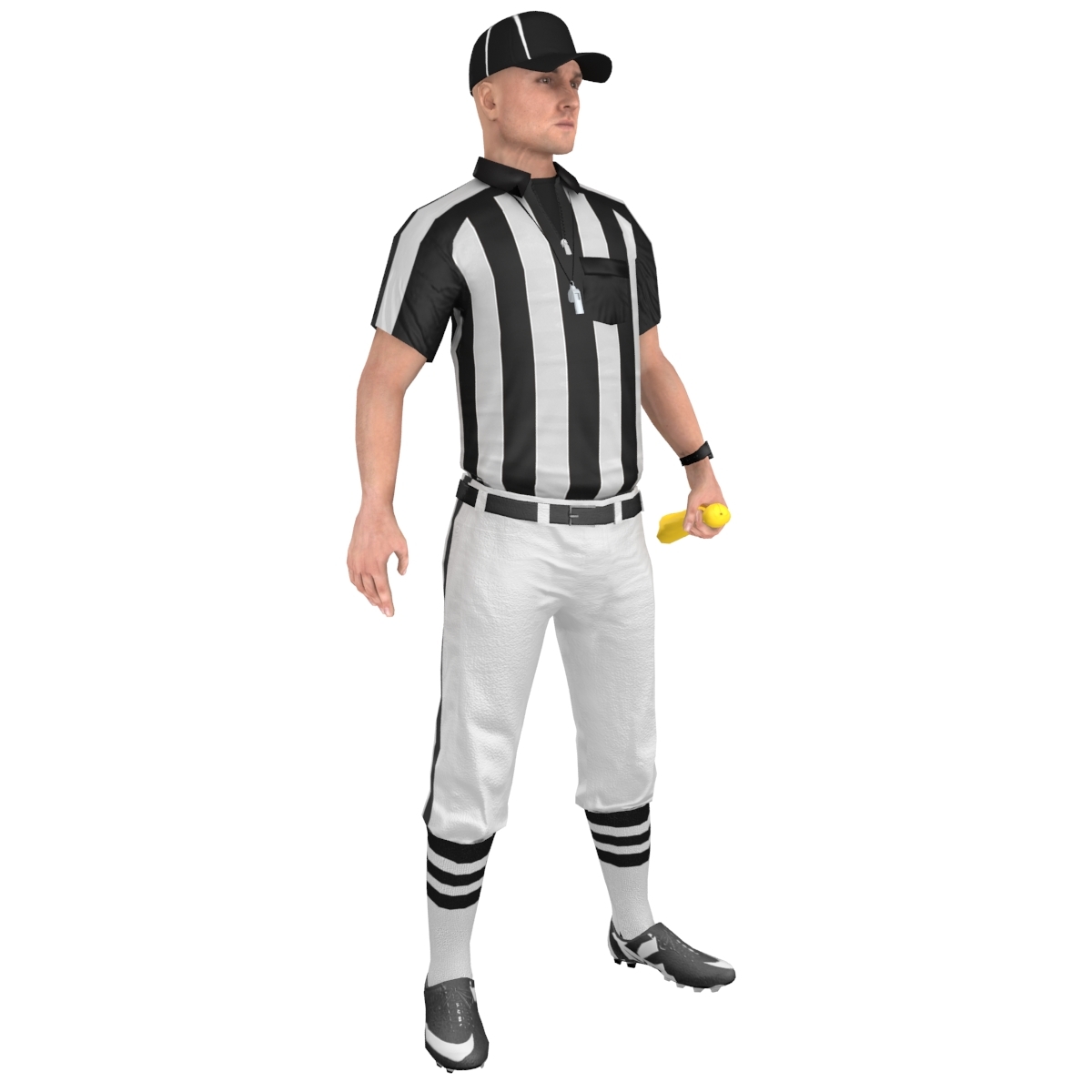 3D rigged football referee model - TurboSquid 1301203