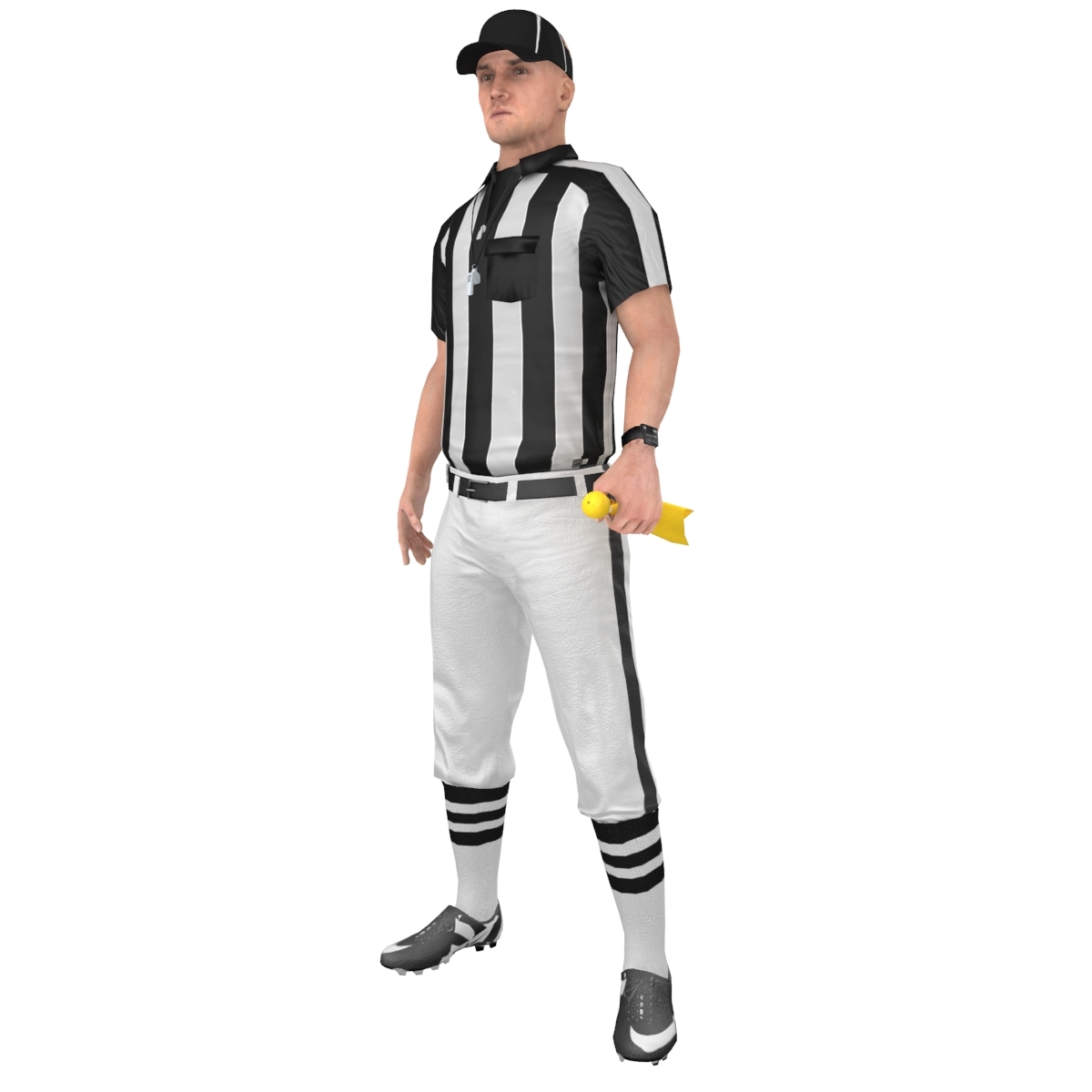 3D rigged football referee model - TurboSquid 1301203