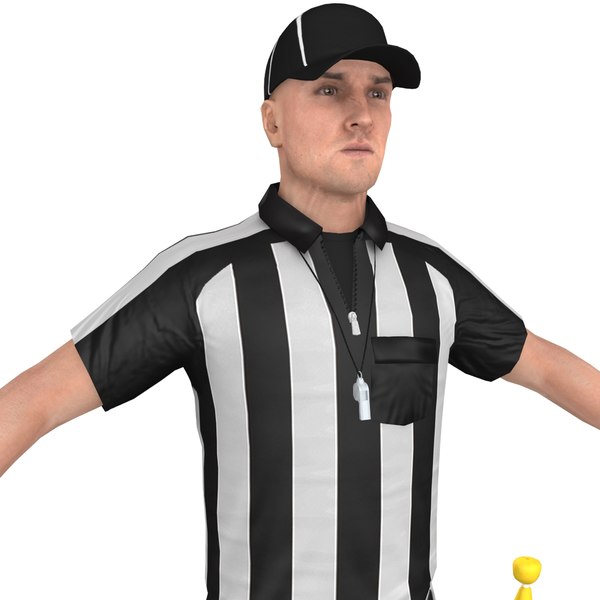 3D rigged football referee model - TurboSquid 1301203
