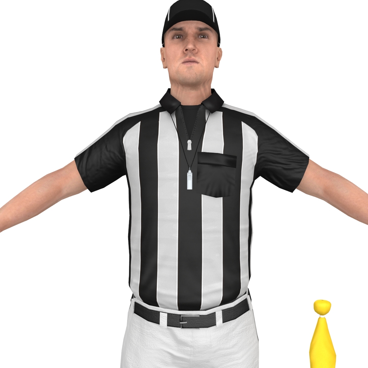 3D rigged football referee model - TurboSquid 1301203