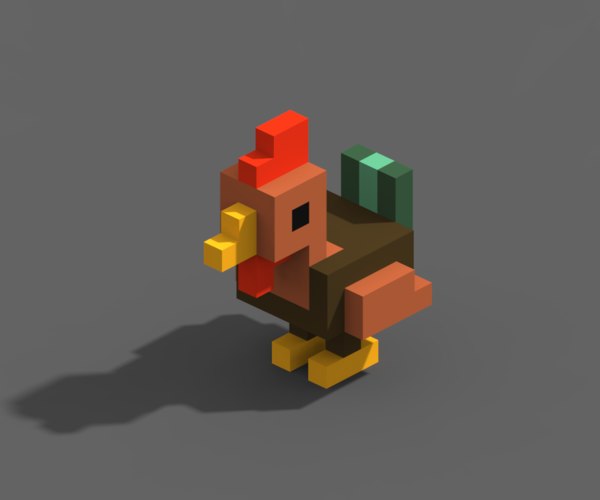 3D model voxel animals - TurboSquid 1301280