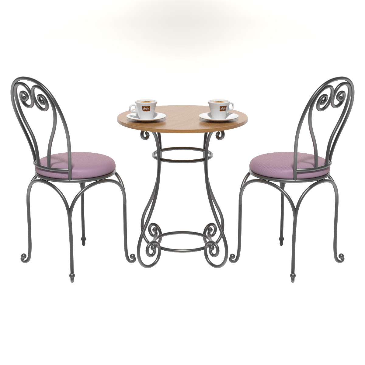 3D cafe chair french model - TurboSquid 1301490