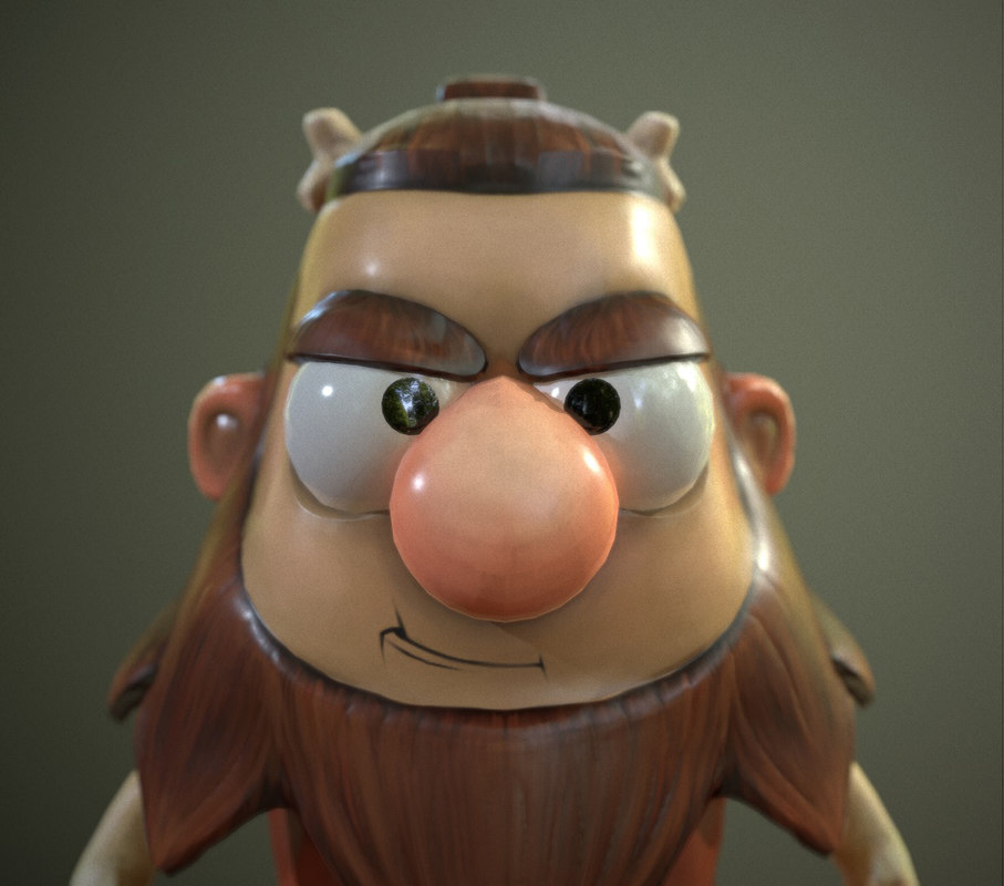 Caveman low-poly ready 3D model - TurboSquid 1301530