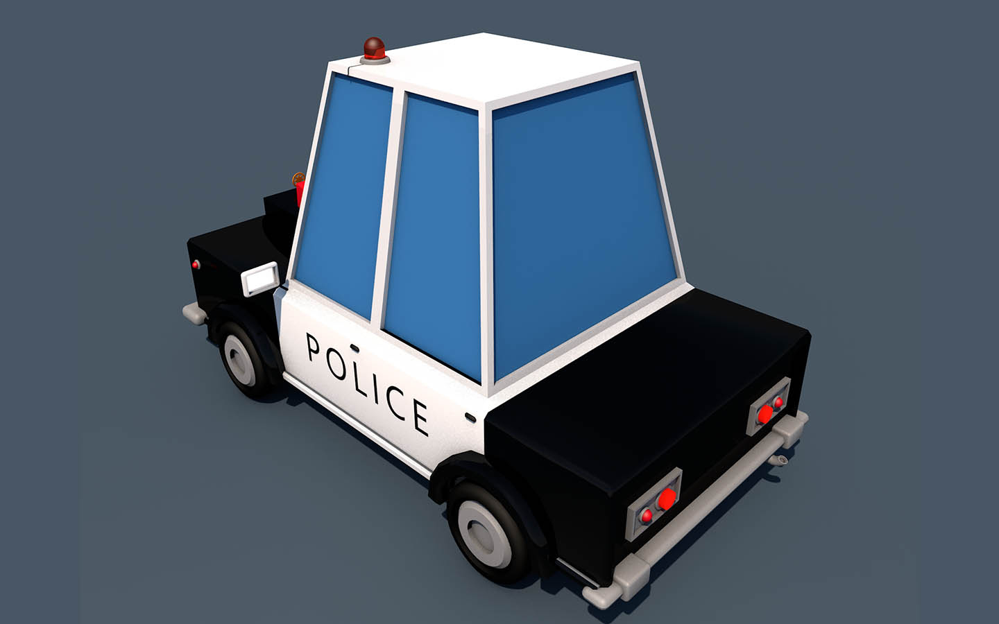 3D police car model - TurboSquid 1301608