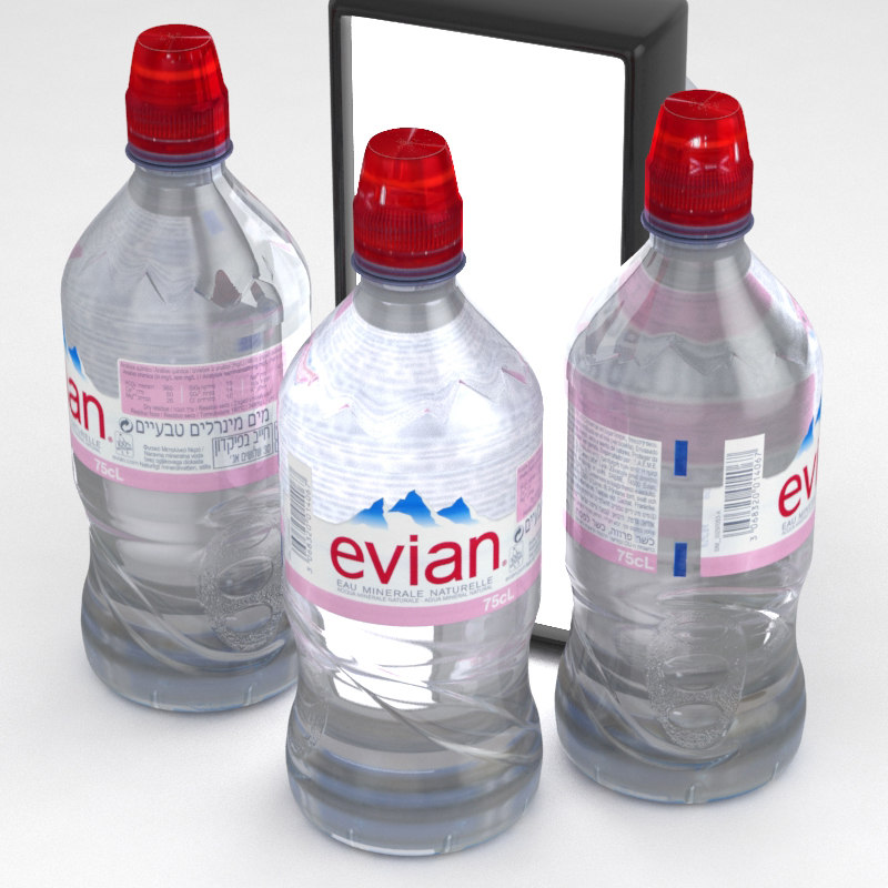 Water Bottle Model Turbosquid 1301646