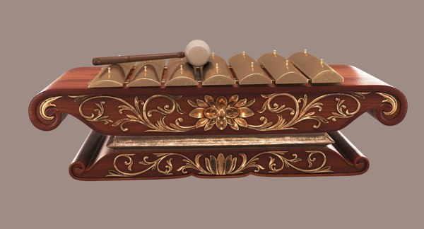 3D gamelan saron model - TurboSquid 1301698