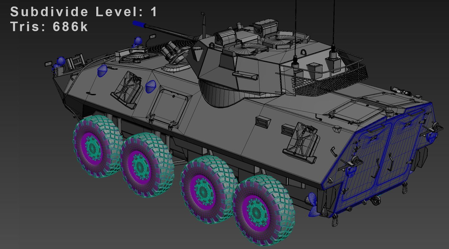 Scout lav-25 3D model - TurboSquid 1301745