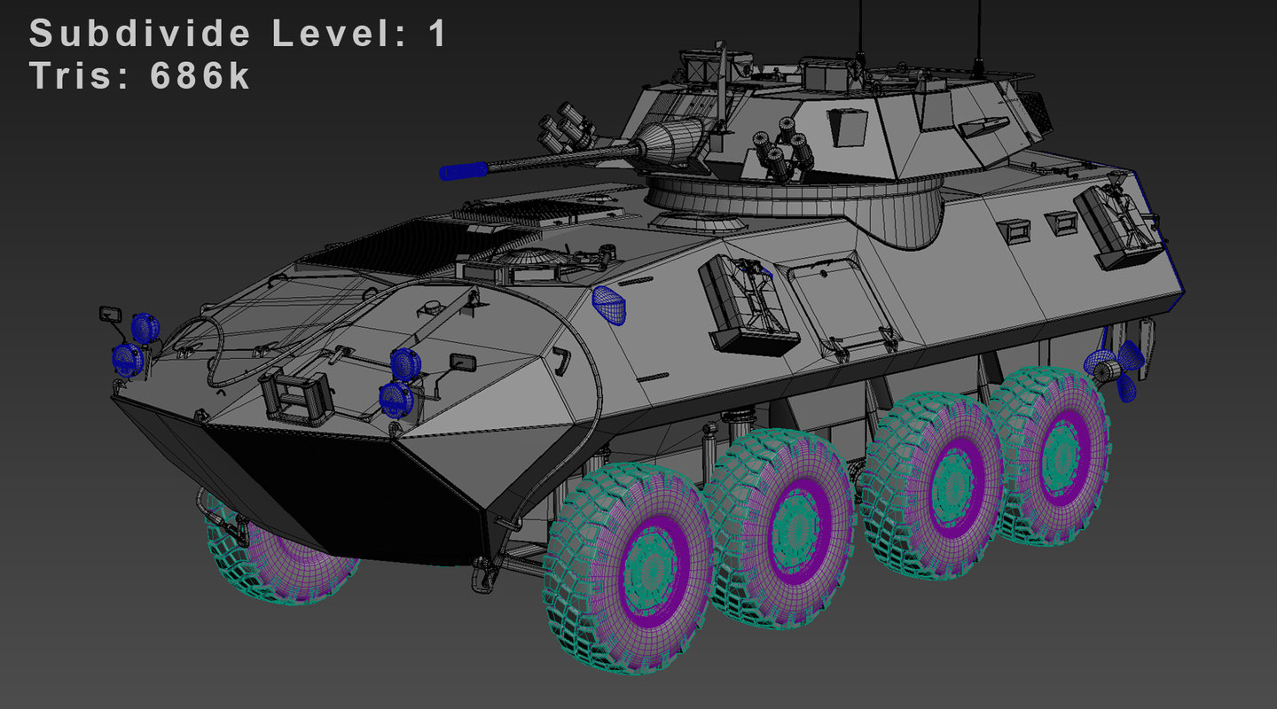 Scout lav-25 3D model - TurboSquid 1301745