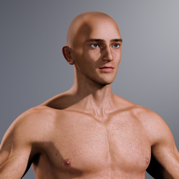3D model male body realistic - TurboSquid 1301904