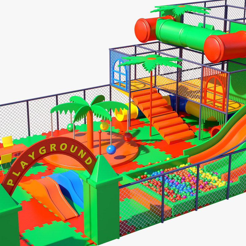 Playground play 3D model - TurboSquid 1301930