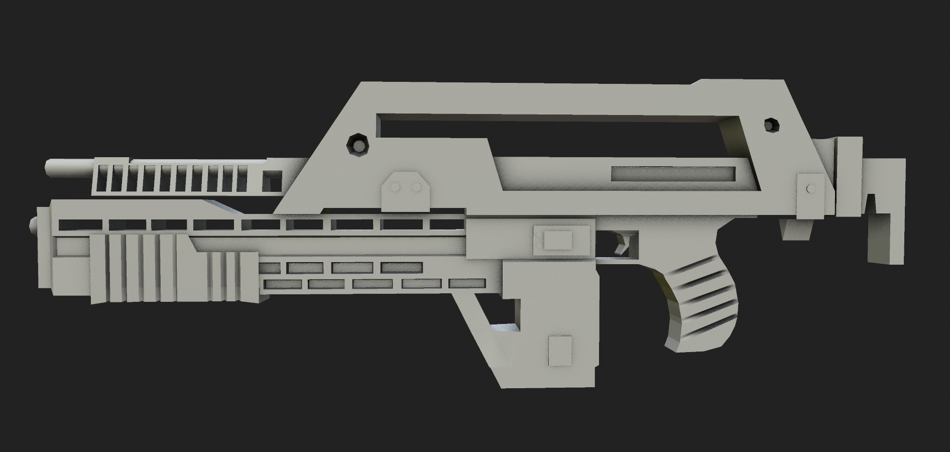 Stylized m41a rifle 3D - TurboSquid 1302172