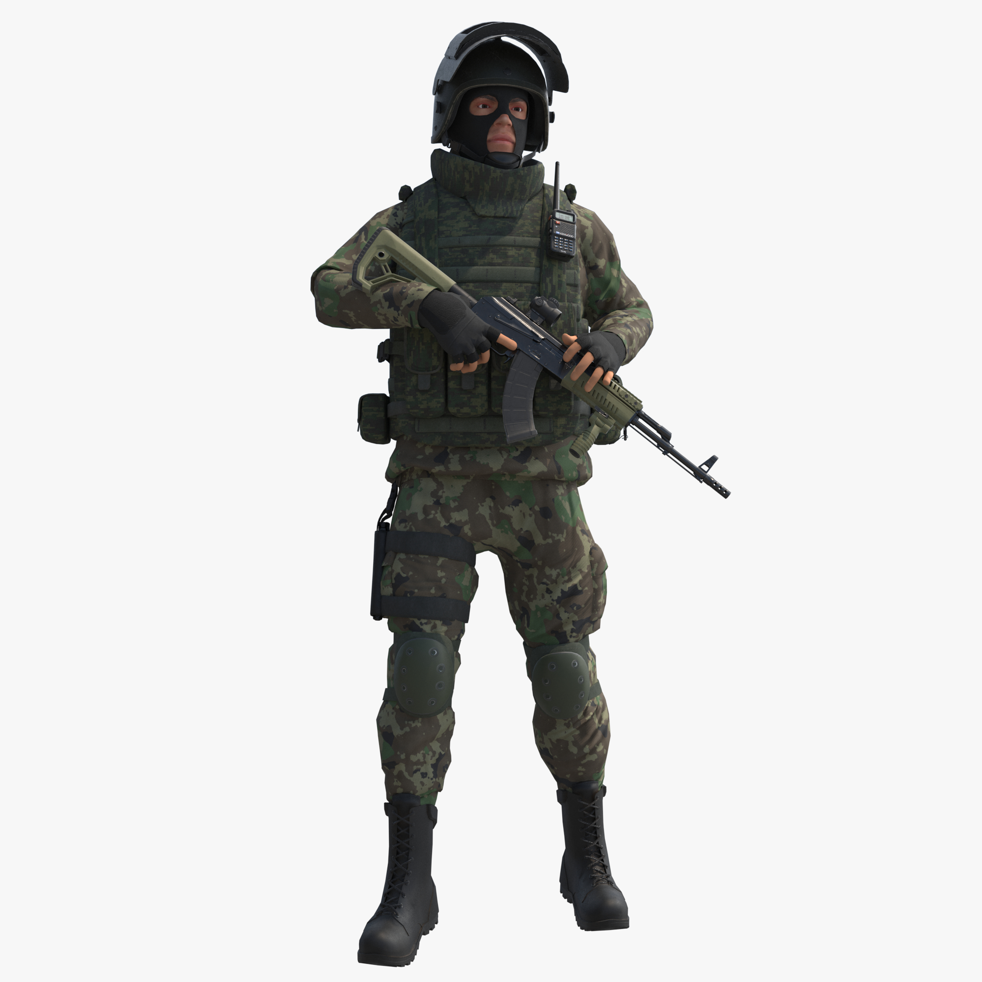 Military male russian soldier 3D model - TurboSquid 1302247