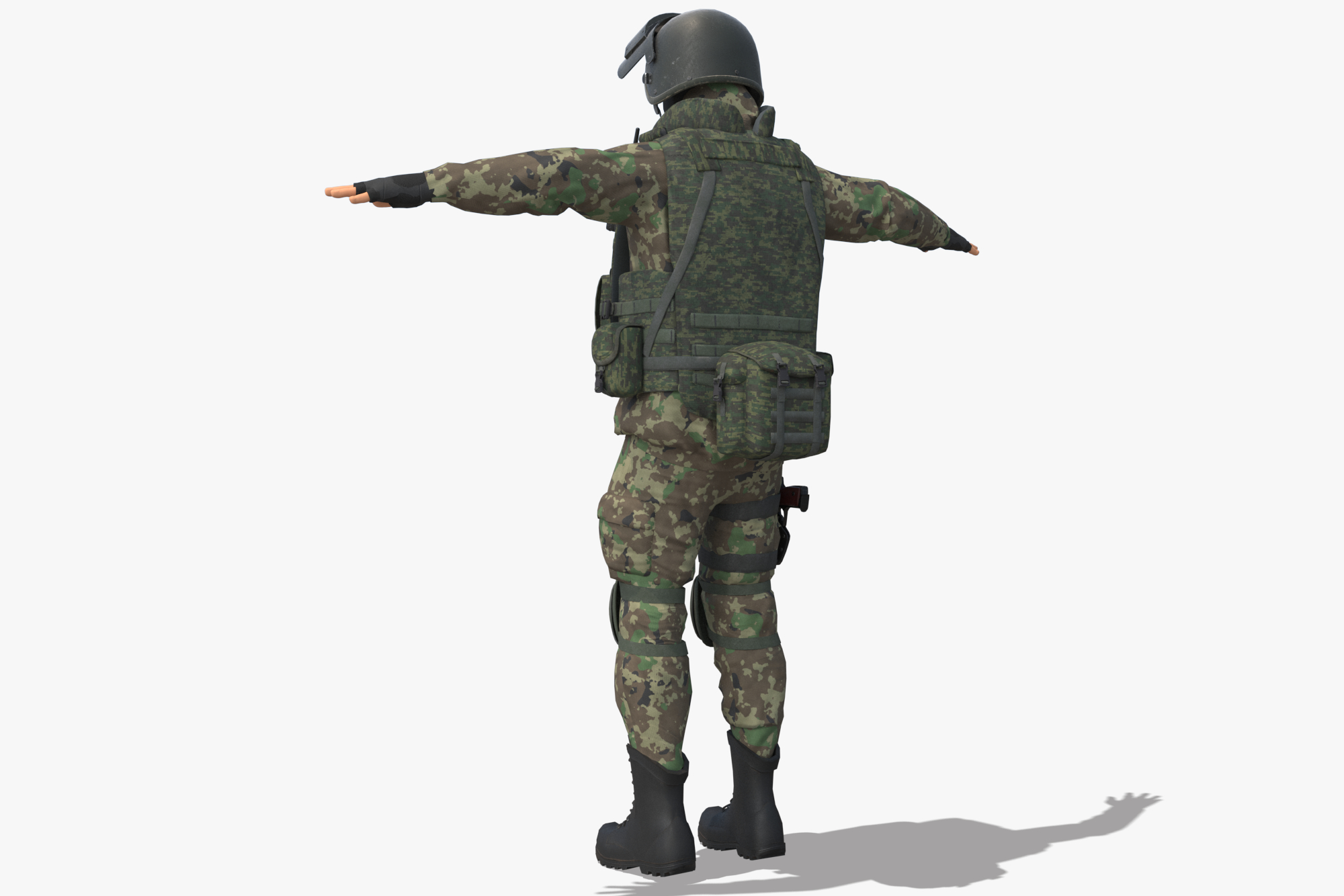 Military male russian soldier 3D model - TurboSquid 1302247