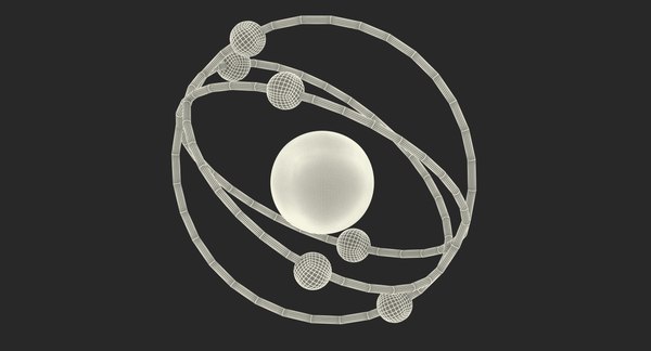 Orbital atom modeled 3D model - TurboSquid 1302251