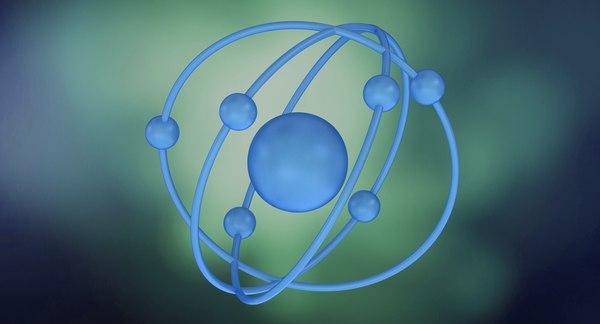 Orbital atom modeled 3D model - TurboSquid 1302251