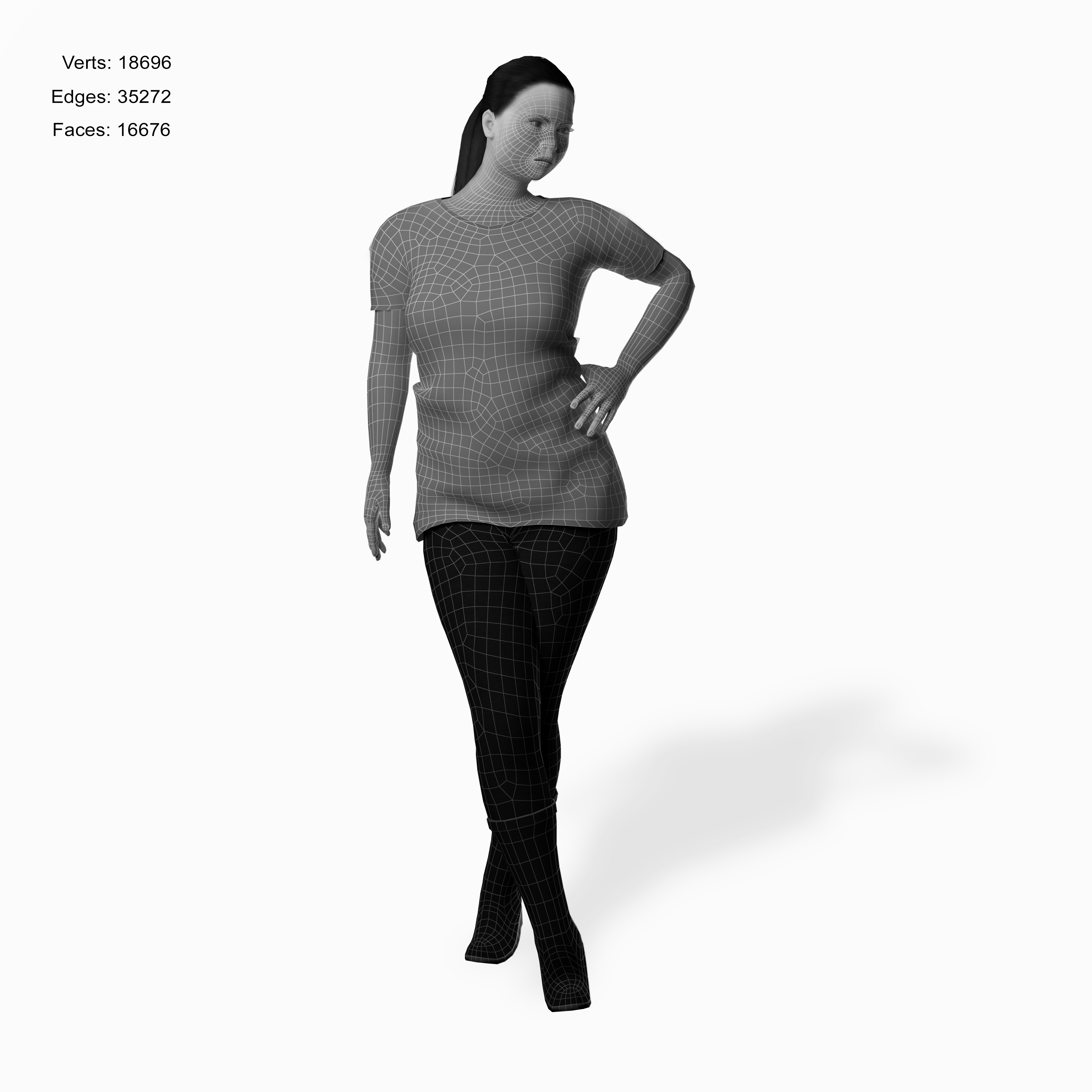 Woman cloth 3D model - TurboSquid 1302390