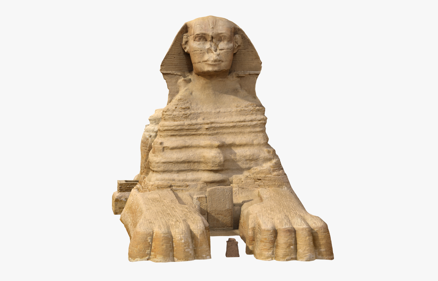Great sphinx giza scan 3D model - TurboSquid 1302443
