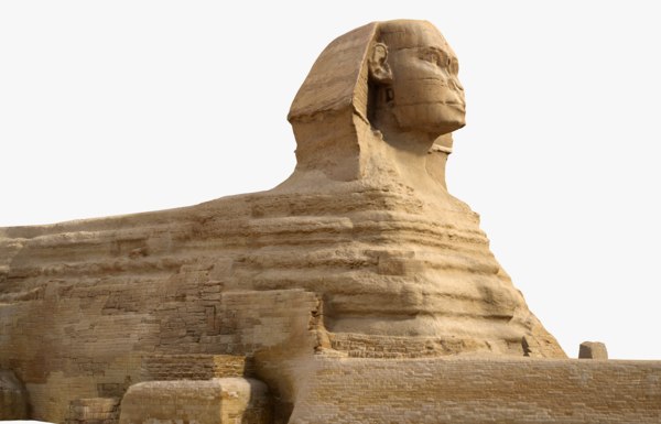 Great sphinx giza scan 3D model - TurboSquid 1302443