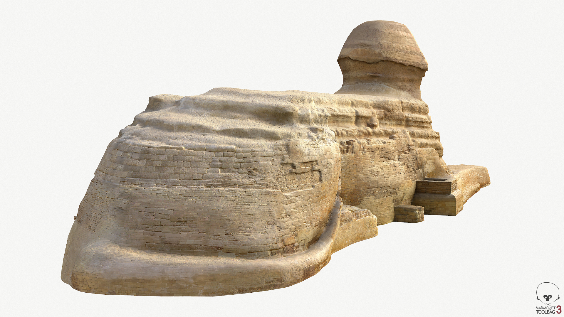 Great sphinx giza scan 3D model - TurboSquid 1302443