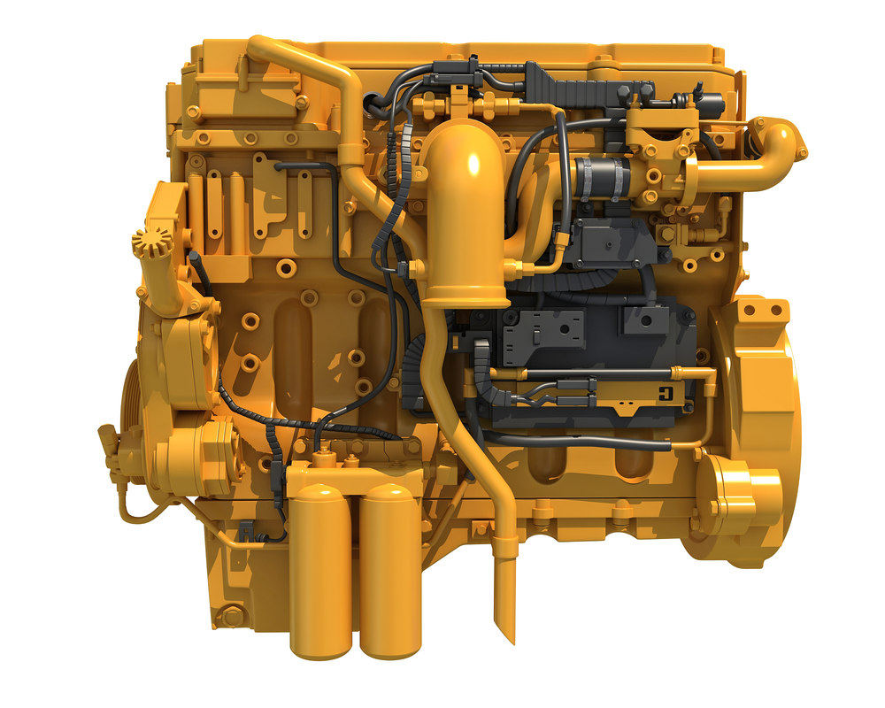 Industrial diesel engine 3D model - TurboSquid 1302509