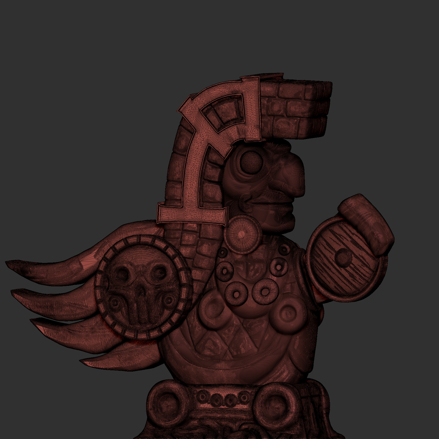 마야 조각상 3D 모델 - TurboSquid 1302545