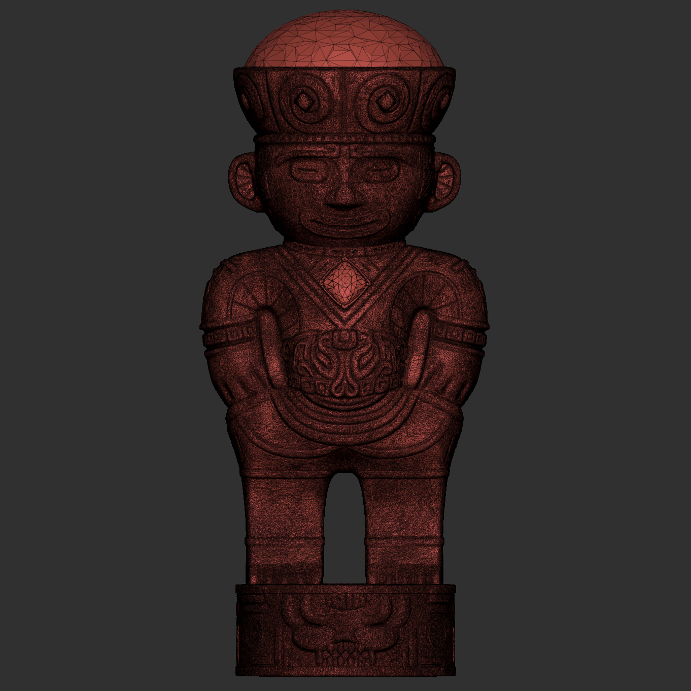 3D модель Майя статуя ПАК - TurboSquid 1302545