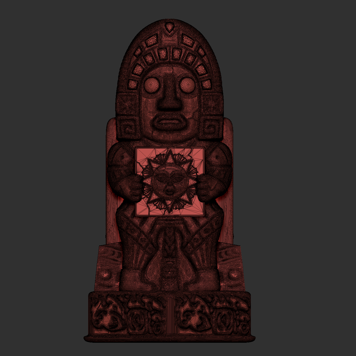 modelo 3d Estatua maya paquete - TurboSquid 1302545