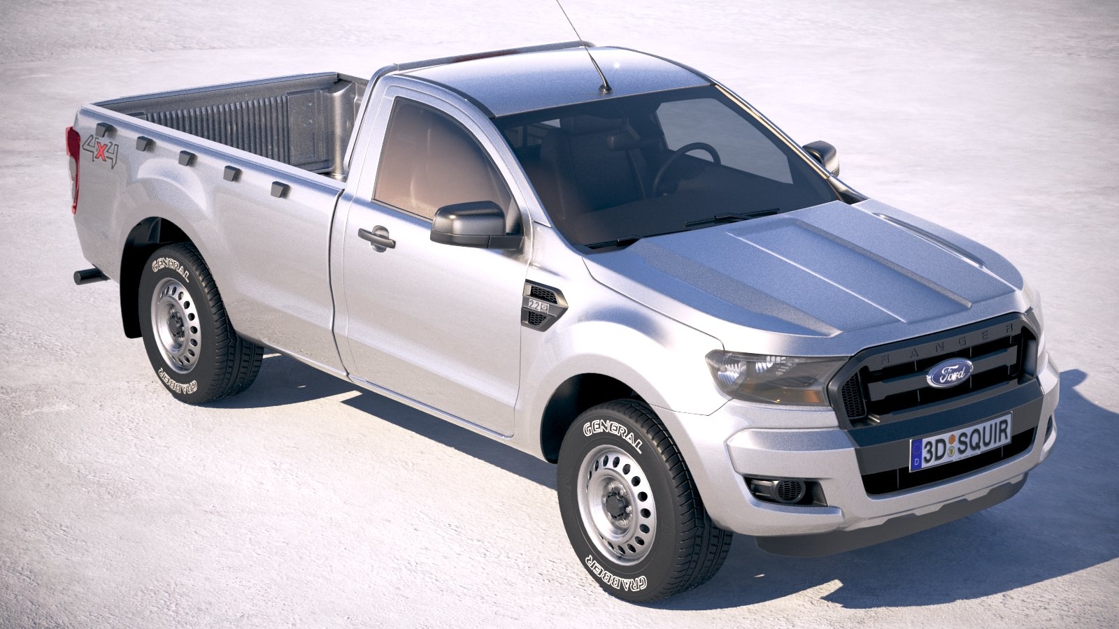 Ranger xl singlecab model - TurboSquid 1302560