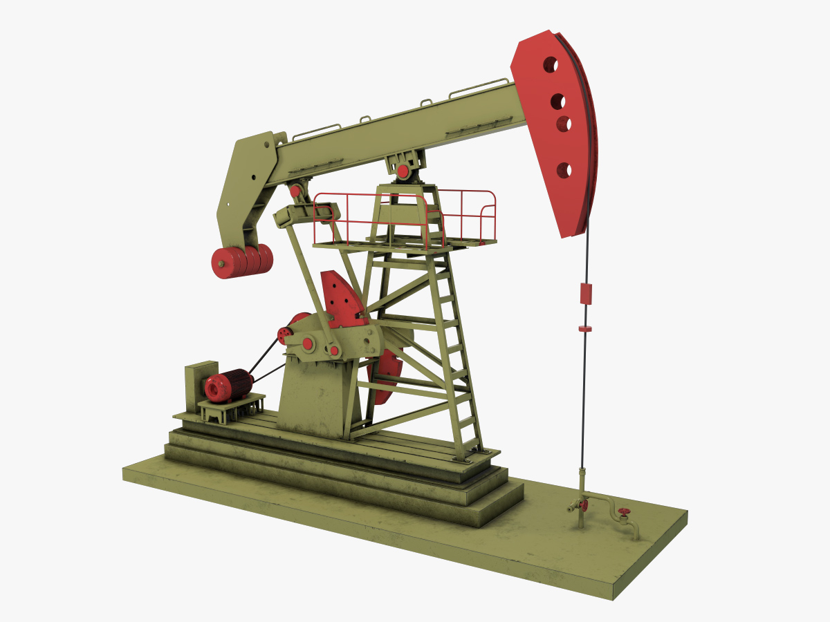 3D oil pump jack - TurboSquid 1302603